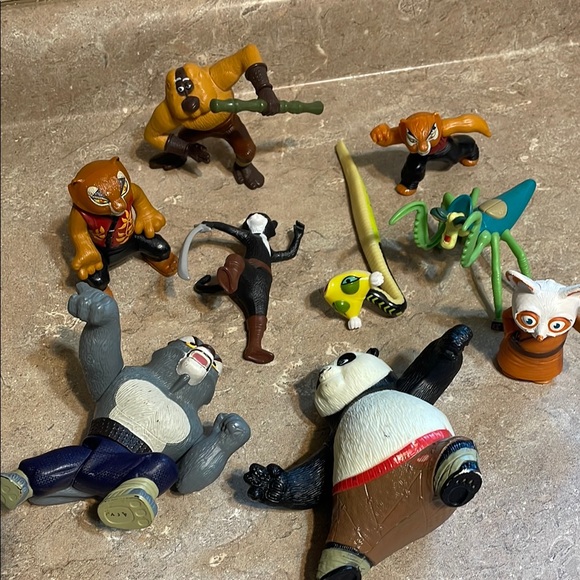 Kung Fu panda | Toys | Kung Fu Panda 9 Animal Action Figures Set | Poshmark